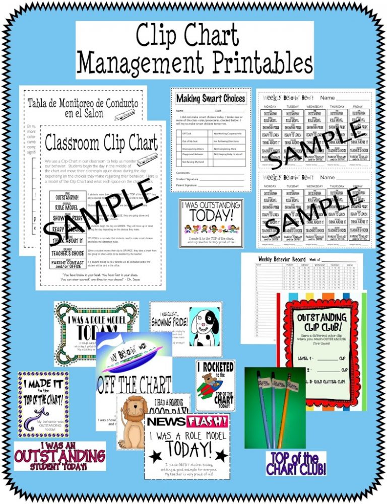 Clip Chart Minis and Seasonal Awards - Teach-A-Roo