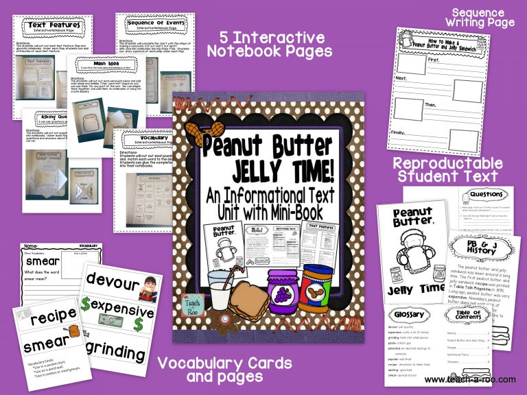 Peanut Butter, Jelly TIME! Using Functional and Informational Text in ...