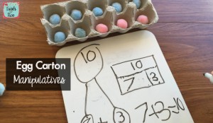 Egg Carton Math Games